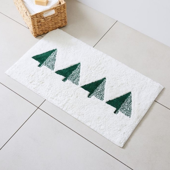 West Elm | Bath | West Elm Modern Trees Tufted Bath Rug | Poshmark